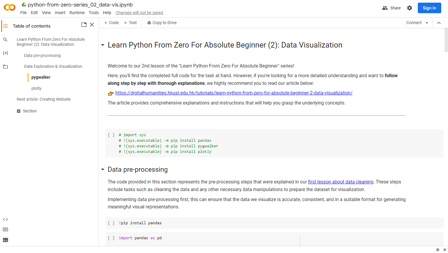 Learn Python From Zero For Absolute Beginner (2): Data visualization - HKUST Digital Humanities ...