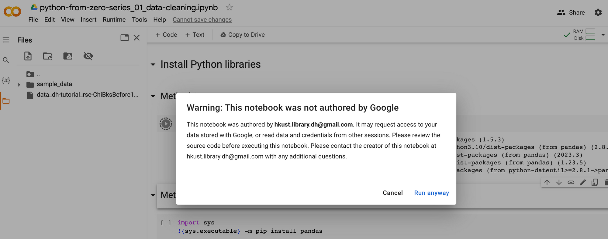 Learn Python From Zero For Absolute Beginner (1): Data cleaning - HKUST Digital Humanities ...