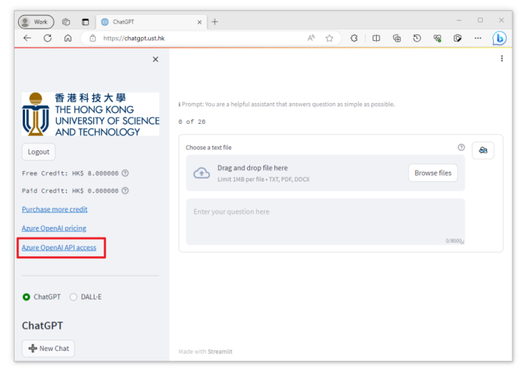 How To Use Hkust Azure Openai Api Key With Python With Sample Code And Use Case Examples